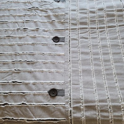 9pc King Essence Oversized Clipped Jacquard Comforter Set With Euro ...