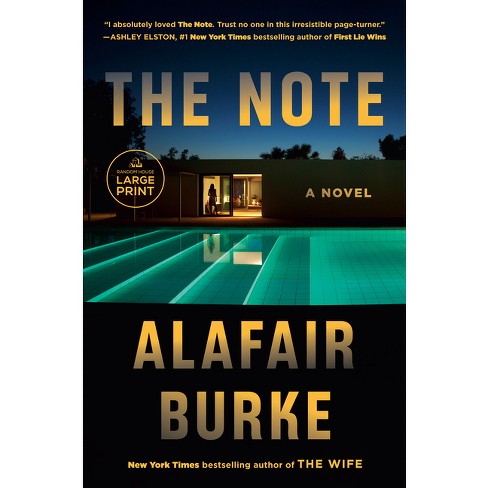 The Note - Large Print By Alafair Burke (paperback) : Target
