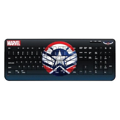 Keyscaper Marvel Avengers Sam Wilson Captain America Grid Wireless Usb ...