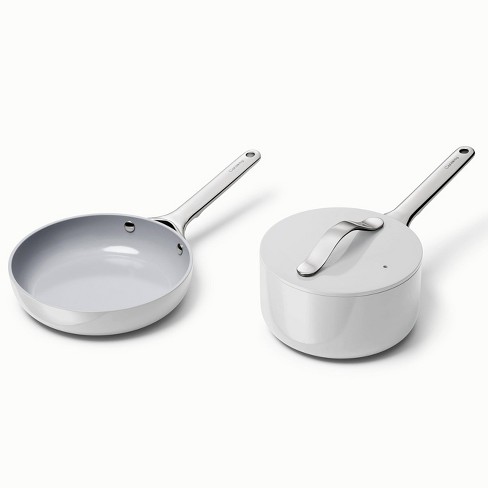 Caraway Home 4pc Mini Fry Pan And Mini Sauce Pan Set Gray : Target