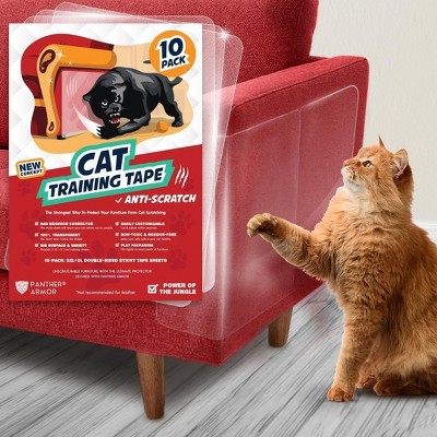 Panther Armor Cat Scratch Deterrent Tape, Sticky Paws Sofa & Couch ...
