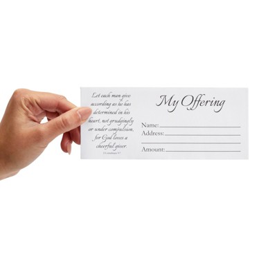 100-pack Tithe Envelopes For Church Offerings And Religious Occasions ...
