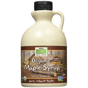 Maple Syrup, Organic Grade A Dark Color (formerly Grade B) By Now Foods ...
