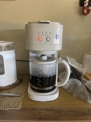 Bella Versabrew 2-in-1 Coffee Maker Oatmilk: Drip Coffee Machine, 12 Oz ...