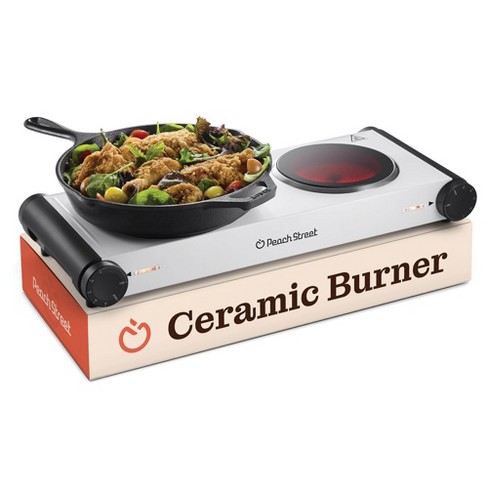 Peach Street Electric Countertop Cooking Hot Plate 1200w Infrared 7 ...