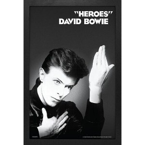 David Bowie - David Bowie - Heroes - 11x17 Framed Print With Gel-Coat ...
