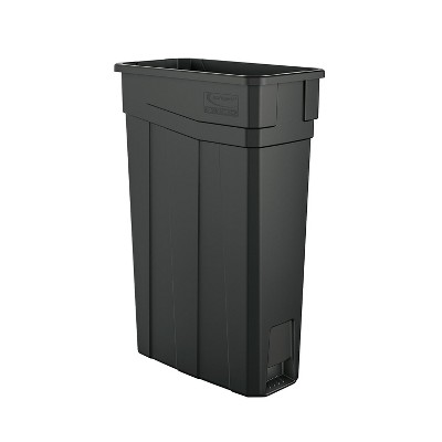 Suncast Commercial Slim Trash Can 23 Gallon Gray (tcn2030) : Target