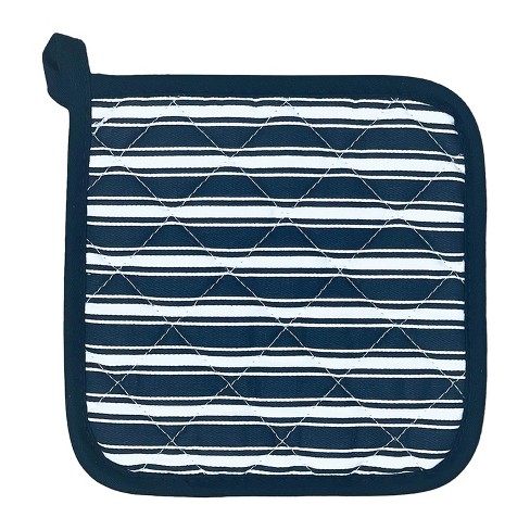 Better Houseware Striped Pot Holder (black) : Target