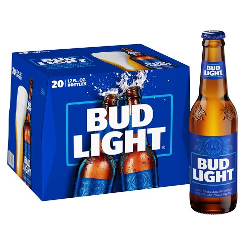 Bud Light Beer - 20pk/12 Fl Oz Bottles : Target