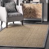Nuloom Hesse Checker Weave Seagrass Area Rug : Target