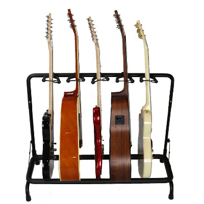 Chromacast Universal Folding Double Guitar Stand With Secure Lock : Target