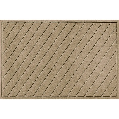 Bungalow Flooring 3'x5' Waterhog Argyle Indoor/outdoor Doormat Camel ...