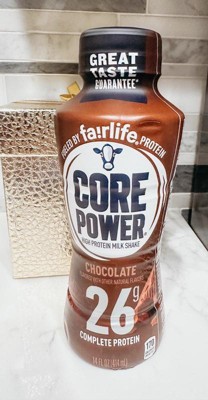 Core Power Chocolate 26g Protein Shake - 14 Fl Oz Bottle : Target