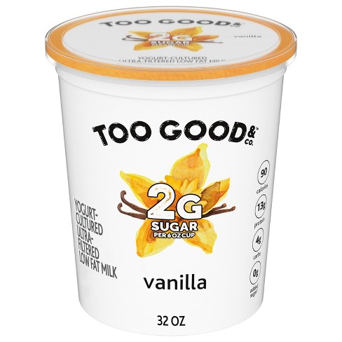 Two Good Low Fat Lower Sugar Vanilla Greek Yogurt - 32oz Tub : Target
