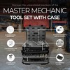 Master Mechanic 205 Piece Mechanics Sae Metric Socket And Tool Set With ...