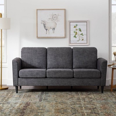 Clara Upholstered Curved Arm Sofa - Brookside Home