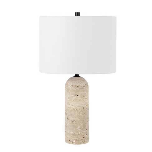Jolene 24 Inch Travertine/metal Table Lamp - Ivory - Safavieh. : Target