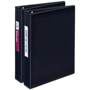 Avery Mini Binder, 1" Round Rings, Black Binders (2-Pack of 13456) : Target