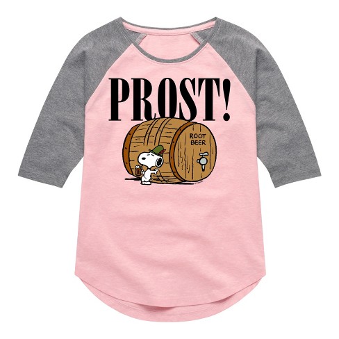 Peanuts Prost Snoopy Root Beer - Light Pink/ath Hea - 3t : Target