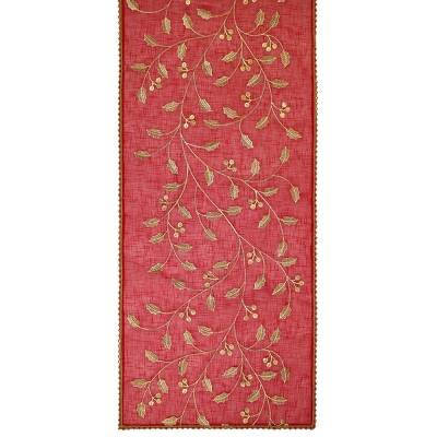 Avanti Linens Allover Leaf Runner : Target