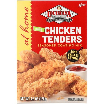 Louisiana Seasoned Coating Mix Chicken Tenders Mild - Case Of 6 - 4.5oz ...