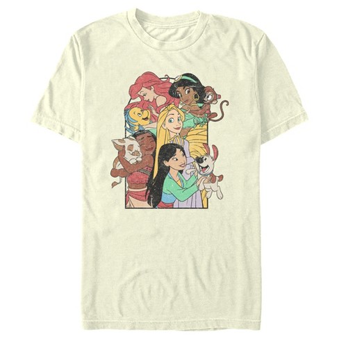 Men's Disney Princess Pets Distressed T-shirt : Target