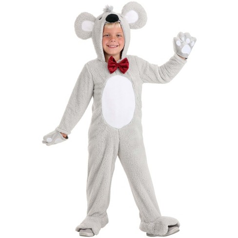 Halloweencostumes.com 2t Toddler Dapper Koala Costume, Red/gray/white ...