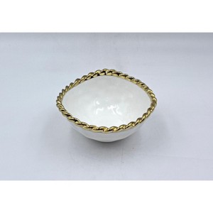 5.25 inch Contemporary Gold Rope Small Snack Bowl : Target