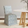 Logan Dining Chair Slipcover Voysey Vine Powder Blue - Threshold ...
