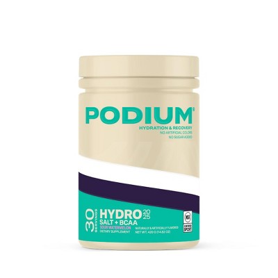 Podium Nutrition, Instantized BCAA Powder, Hydro and Salt 2025, 30 ...