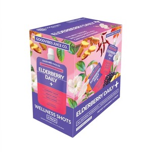 goodvibes juice co. Elderberry Daily Drinks - 10.2 fl oz/6pk : Target
