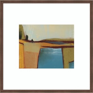 Amanti Art Bays and Lagoons by Mansi Saxena Wood Framed Wall Art Print ...