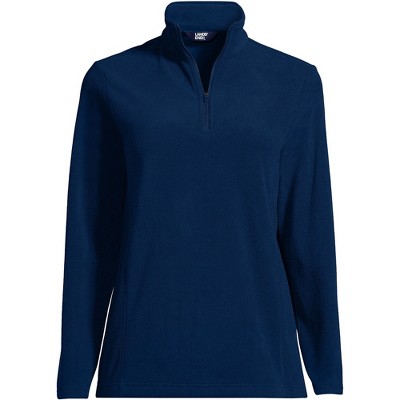 Lands' End Women's Fleece Quarter Zip Pullover : Target