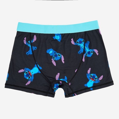 Men's Lilo & Stitch Boxer Briefs - Black : Target