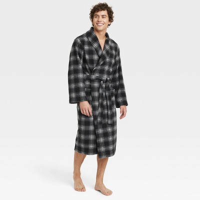 Adr Men's Classic Winter Robe, Full Length Hooded Bathrobe, Plush ...
