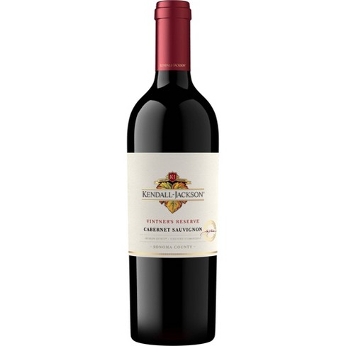 Kendall-jackson Vintner's Reserve Cabernet Sauvignon Red Wine - 750ml ...