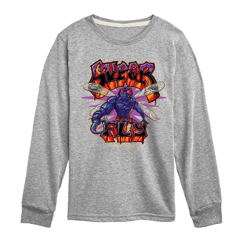Boys' - Teenage Mutant Ninja Turtles Mutant Mayhem - Superfly Long Sleeve Graphic T-shirt : Target