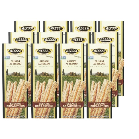 Alessi Sesame Breadsticks - Case Of 12/4.4 Oz : Target