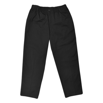 Men's Big Full Elastic Waist Pants By Falcon Bay | Black 52 X 30 : Target