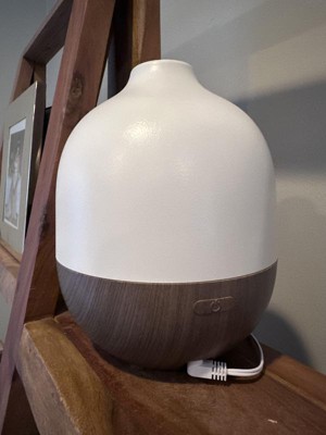 White Top And Woodgrain Base 300ml Large Diffuser - Threshold ...