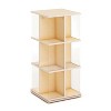Guidecraft Edq Rotating Book Display - Natural: 3-tier 360 Spinning ...