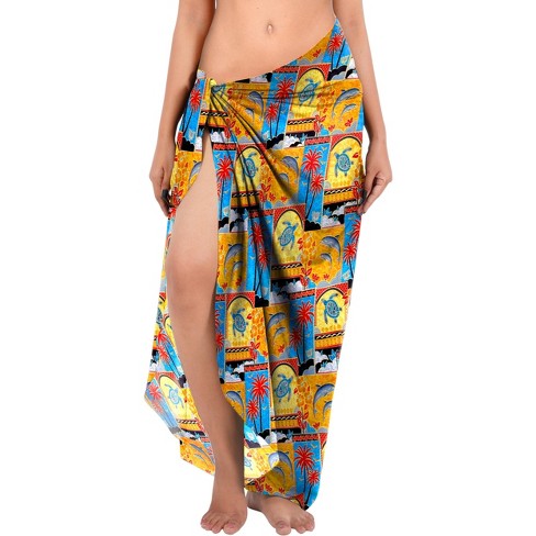 La Leela Women's Beach Bikini Swimwear Swim Cover Up Wrap Summer Wraps ...