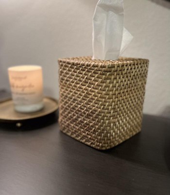 Woven Tissue Box Cover Natural - Hearth & Hand™ With Magnolia : Target