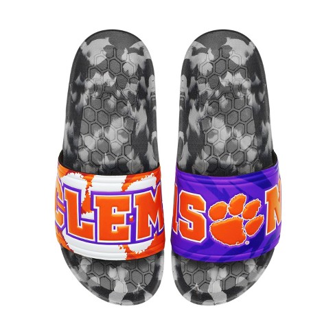 Ncaa Clemson Tigers Slydr Pro Black Sandals - Purple M5/w7 : Target