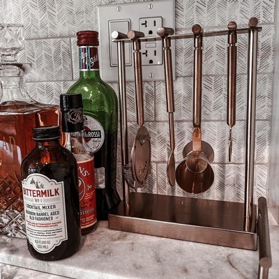 5pc Metal Bar Tool Set With Stand Gold - Threshold™ : Target