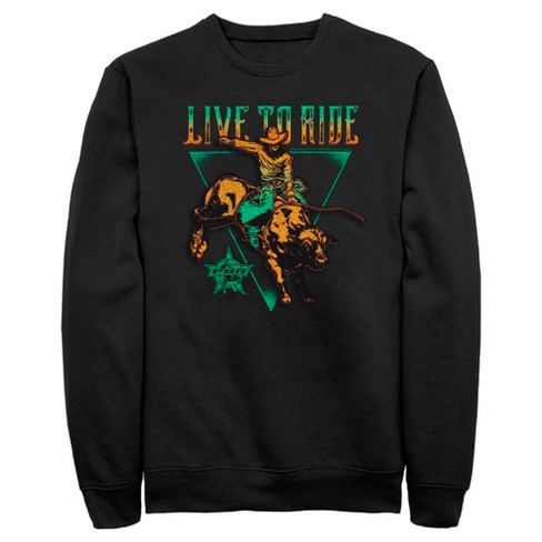 Men's Professional Bull Riders Live To Ride Sweatshirt - Black - Large ...