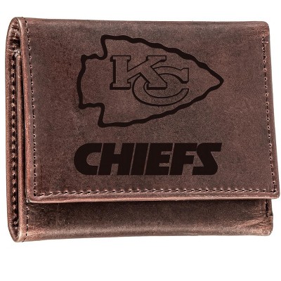 Evergreen Kansas City Chiefs Tri-fold Wallet, Brown : Target