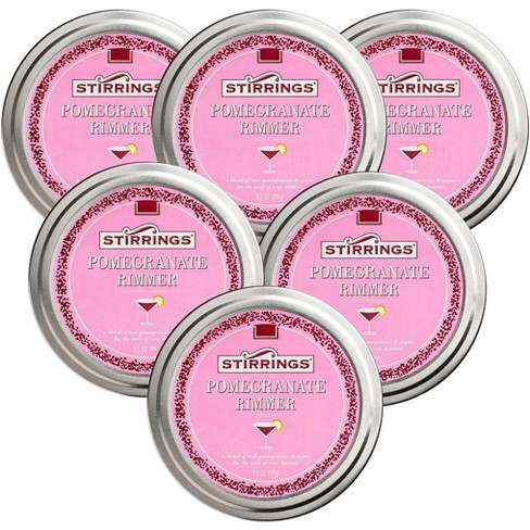 Stirrings 6 Pack Pomegranate Cocktail Rimmer - Easy To Rim A Glass ...