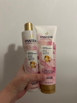 Pantene Nutrient Blends Sulfate Free Miracle Moisture Rose Water ...