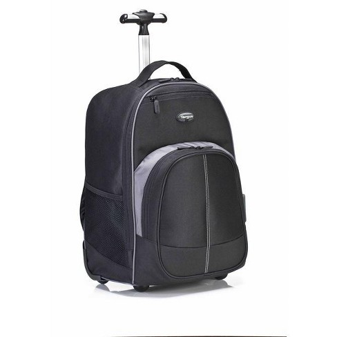 Targus 16” Compact Rolling Backpack, Black : Target